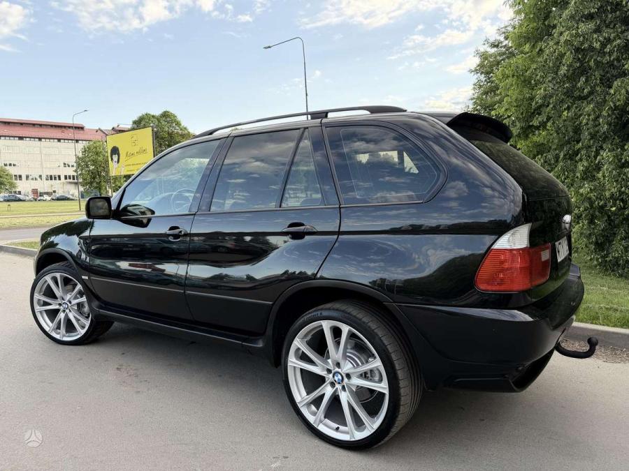 Black BMW X5 2006 in Kaunas, with an engine capacity of 2.99 L and mileage of 375 thousand km for 5700 €, photo 23 on AUTOMOTO.COM.LV