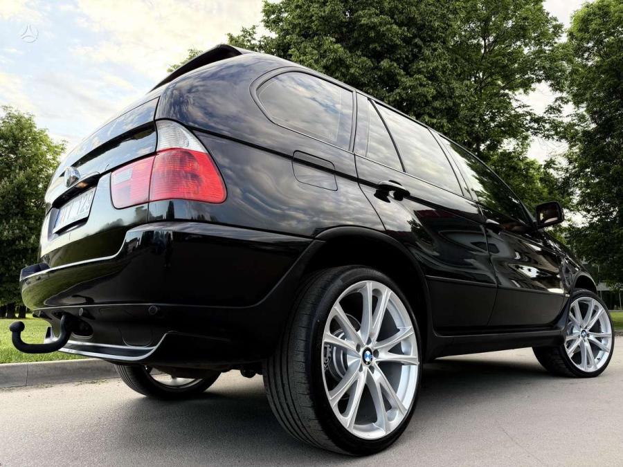 Black BMW X5 2006 in Kaunas, with an engine capacity of 2.99 L and mileage of 375 thousand km for 5700 €, photo 24 on AUTOMOTO.COM.LV