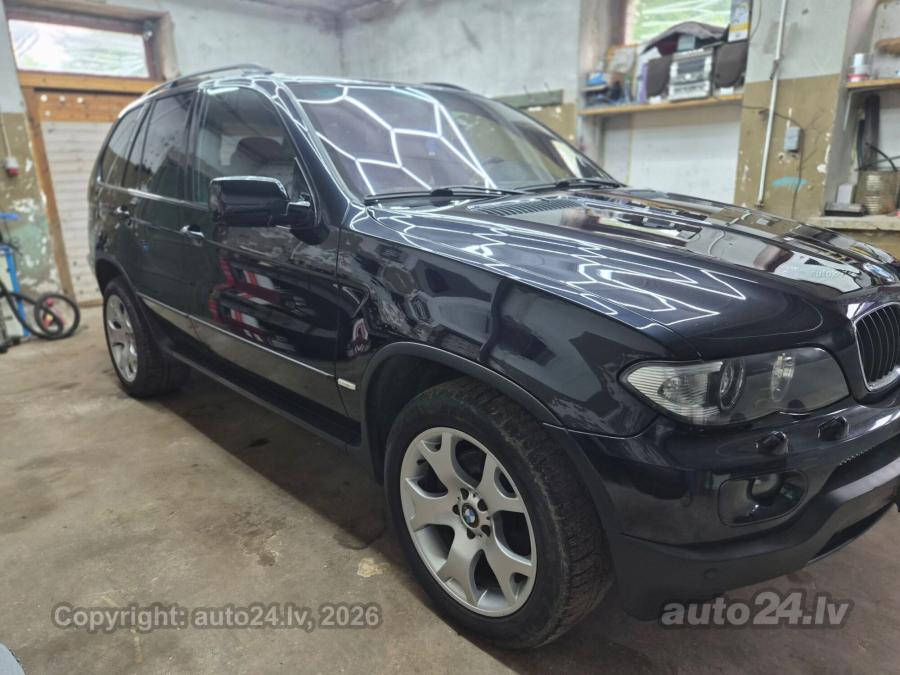 Черный БМВ Х5 2006 в Валга, объемом двигателя 3.00 л и пробегом 329 тыс. км за 5700 €, фото 1 на AUTOMOTO.COM.LV