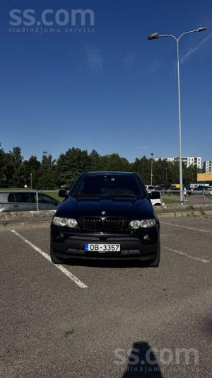 Melns BMW X5 2006 Rīga, ar dzinēja tilpumu 3.00 L un nobraukumu 360 tūkst. km par 5000 €, foto  vietnē AUTOMOTO.COM.LV