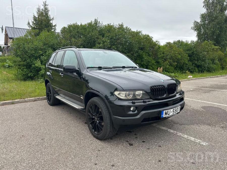 Melns BMW X5 2006 Valmiera, ar dzinēja tilpumu 3.00 L un nobraukumu 317 tūkst. km par 4200 €, foto 4 vietnē AUTOMOTO.COM.LV