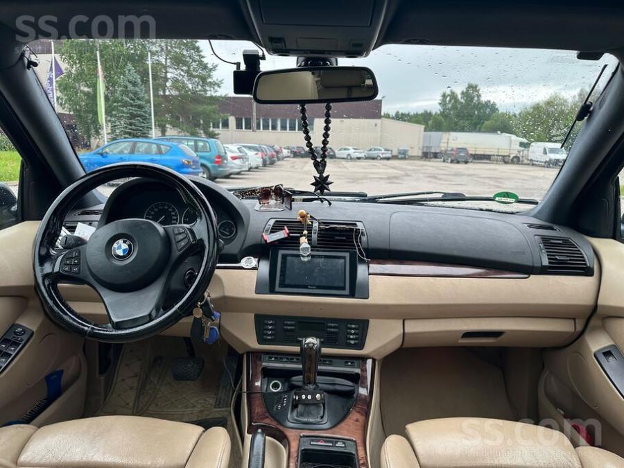 Melns BMW X5 2006 Valmiera, ar dzinēja tilpumu 3.00 L un nobraukumu 317 tūkst. km par 4200 €, foto 12 vietnē AUTOMOTO.COM.LV