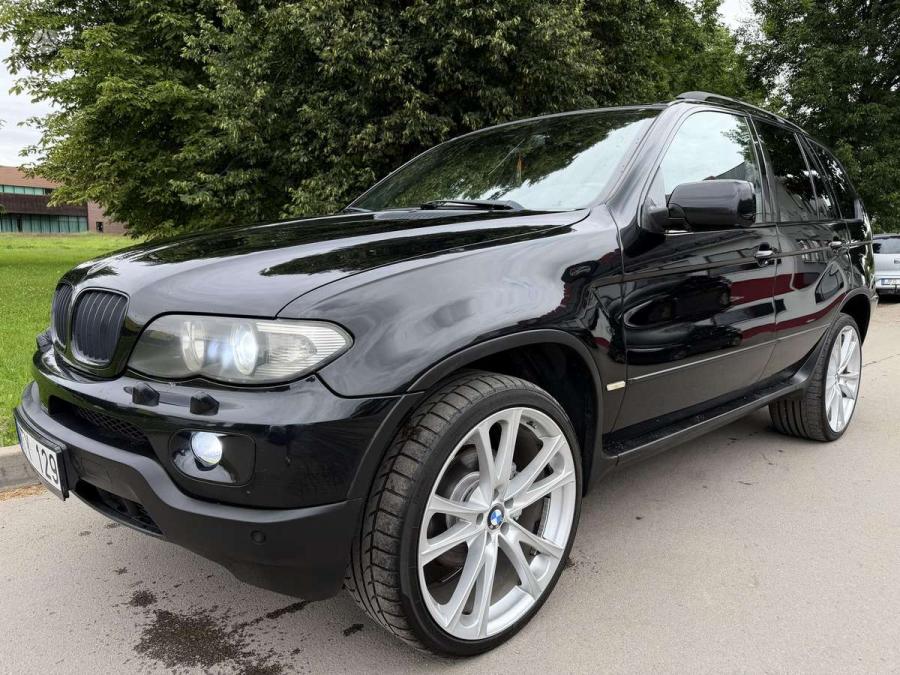 Melns BMW X5 2006 Kauņa, ar dzinēja tilpumu 3.00 L un nobraukumu 375 tūkst. km par 5500 €, foto 1 vietnē AUTOMOTO.COM.LV