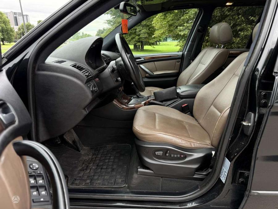 Melns BMW X5 2006 Kauņa, ar dzinēja tilpumu 3.00 L un nobraukumu 375 tūkst. km par 5500 €, foto 9 vietnē AUTOMOTO.COM.LV