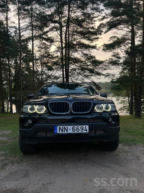 Black BMW X5 2006 in Rezekne, with an engine capacity of 3.00 L and mileage of 289 thousand km for 6555 €, photo 3 on AUTOMOTO.COM.LV