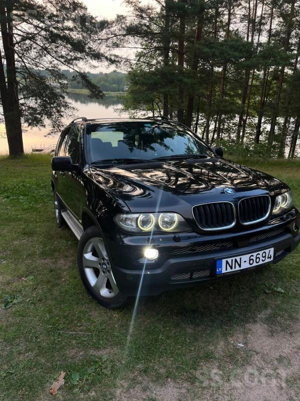 Black BMW X5 2006 in Rezekne, with an engine capacity of 3.00 L and mileage of 289 thousand km for 6555 €, photo 10 on AUTOMOTO.COM.LV