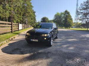 Melns BMW X5 2006 Daugavpils, ar dzinēja tilpumu 3.00 L un nobraukumu 349 tūkst. km par 5300 €, foto  vietnē AUTOMOTO.COM.LV
