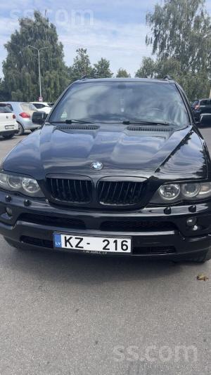 Melns BMW X5 2006 Rīga, ar dzinēja tilpumu 3.00 L un nobraukumu 342 tūkst. km par 5900 €, foto  vietnē AUTOMOTO.COM.LV