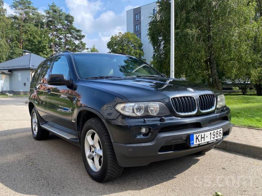 Melns BMW X5 2006 Rīga, ar dzinēja tilpumu 3.00 L un nobraukumu 217 tūkst. km par 4200 €, foto 1 vietnē AUTOMOTO.COM.LV