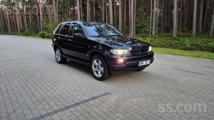 Black BMW X5 2006 in Riga, with an engine capacity of 3.00 L and mileage of 418 thousand km for 4300 €, photo  on AUTOMOTO.COM.LV
