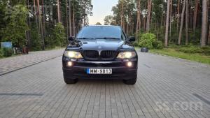 Black BMW X5 2006 in Riga, with an engine capacity of 3.00 L and mileage of 418 thousand km for 4300 €, photo 3 on AUTOMOTO.COM.LV