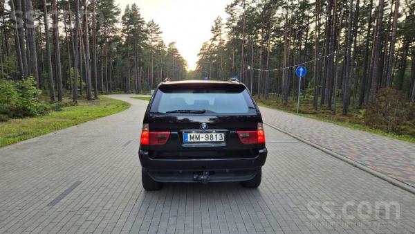 Black BMW X5 2006 in Riga, with an engine capacity of 3.00 L and mileage of 418 thousand km for 4300 €, photo 6 on AUTOMOTO.COM.LV