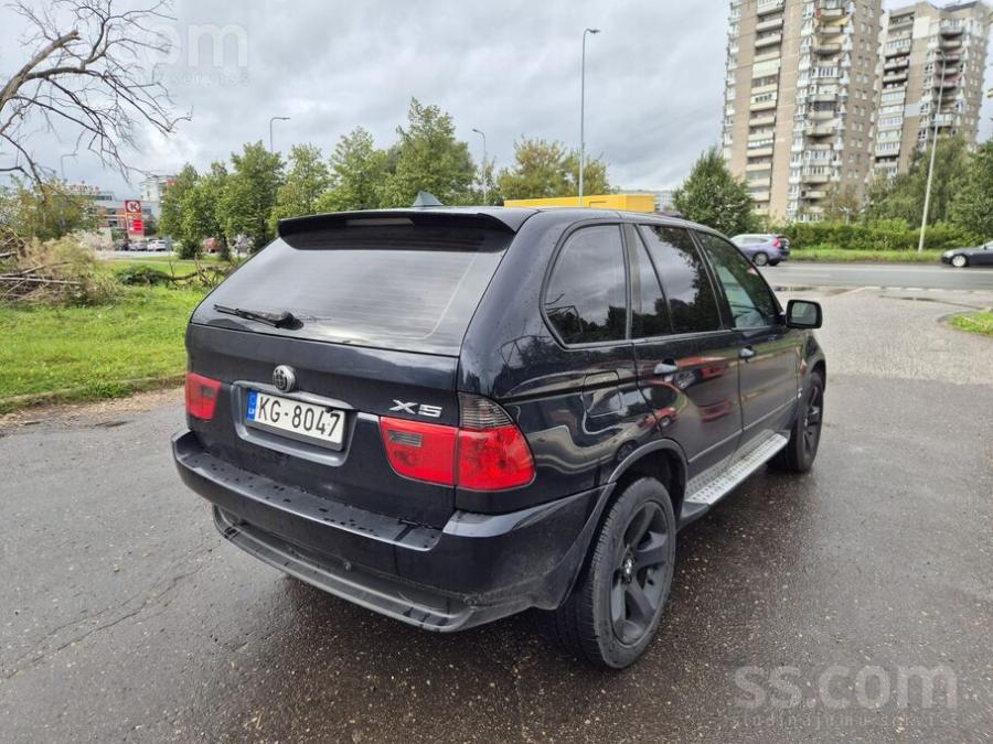 Черный БМВ Х5 2006 в Рига, объемом двигателя 3.00 л и пробегом 293 тыс. км за 3990 €, фото 6 на AUTOMOTO.COM.LV