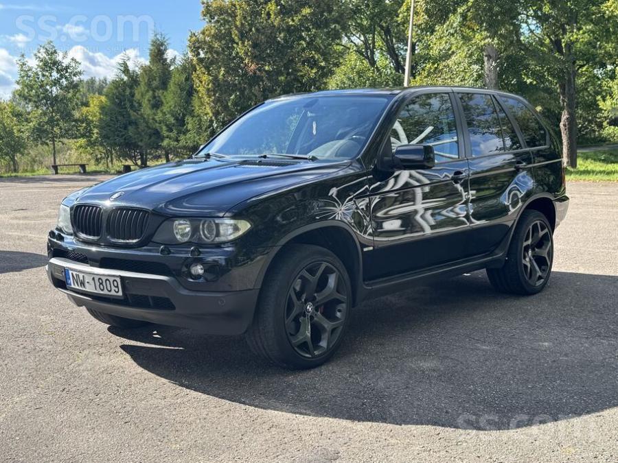 Melns BMW X5 2006 Daugavpils, ar dzinēja tilpumu 3.00 L un nobraukumu 337 tūkst. km par 4600 €, foto 3 vietnē AUTOMOTO.COM.LV