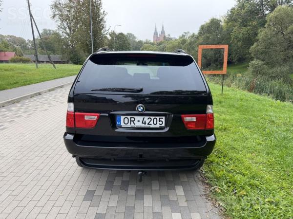Black BMW X5 2006 in Rezekne, with an engine capacity of 3.00 L and mileage of 0 thousand km for 5750 €, photo 6 on AUTOMOTO.COM.LV