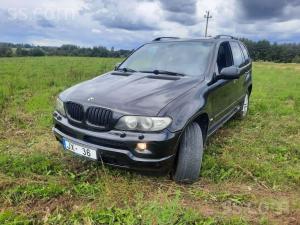 Black BMW X5 2006 in Riga, with an engine capacity of 3.00 L and mileage of 374 thousand km for 3500 €, photo  on AUTOMOTO.COM.LV