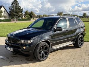 Black BMW X5 2006 in Talsi, with an engine capacity of 3.00 L and mileage of 343 thousand km for 6888 €, photo 6 on AUTOMOTO.COM.LV