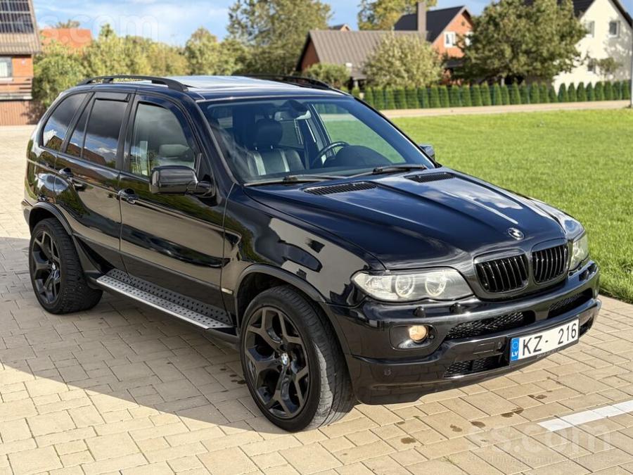 Black BMW X5 2006 in Talsi, with an engine capacity of 3.00 L and mileage of 343 thousand km for 6888 €, photo 11 on AUTOMOTO.COM.LV