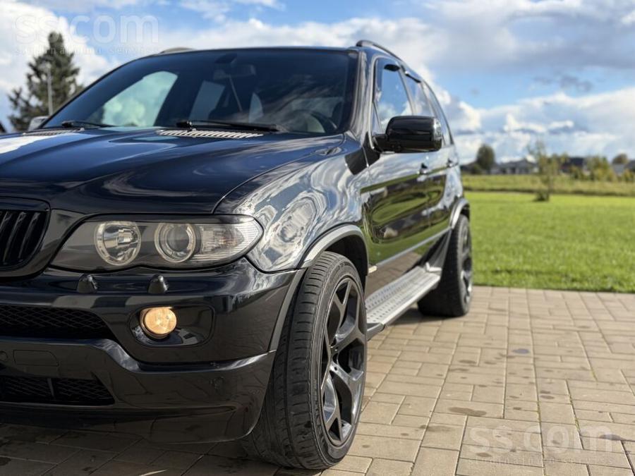 Black BMW X5 2006 in Talsi, with an engine capacity of 3.00 L and mileage of 343 thousand km for 6888 €, photo 12 on AUTOMOTO.COM.LV