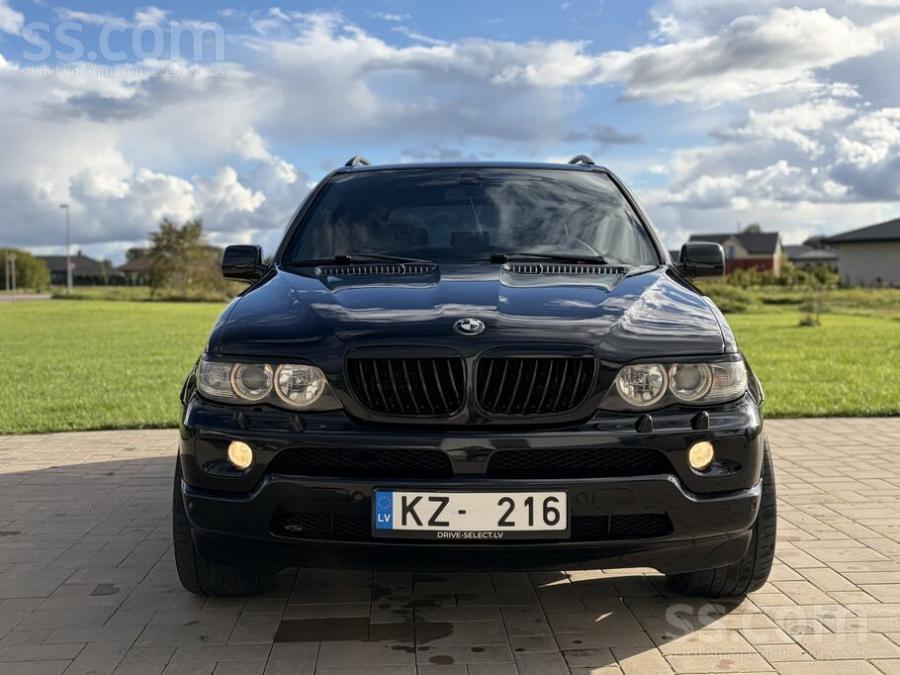 Black BMW X5 2006 in Talsi, with an engine capacity of 3.00 L and mileage of 343 thousand km for 6888 €, photo 14 on AUTOMOTO.COM.LV