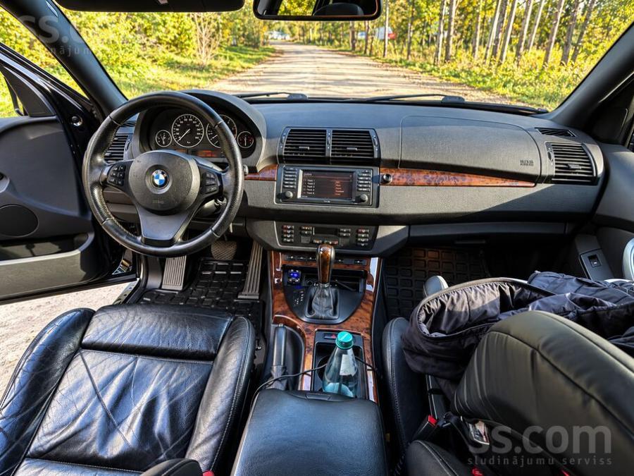 Melns BMW X5 2006 Rīga, ar dzinēja tilpumu 3.00 L un nobraukumu 380 tūkst. km par 5700 €, foto 7 vietnē AUTOMOTO.COM.LV