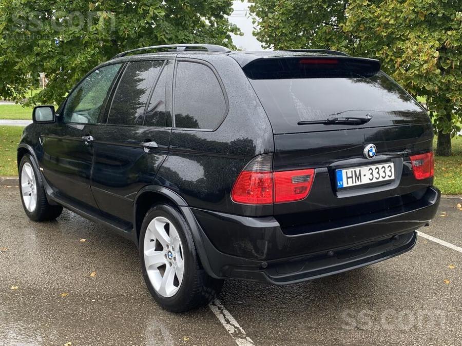 Черный БМВ Х5 2006 в Рига, объемом двигателя 3.00 л и пробегом 340 тыс. км за 5390 €, фото 5 на AUTOMOTO.COM.LV
