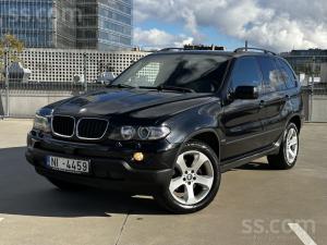 BMW X5 2006 in Riga on AUTOMOTO.COM.LV Black BMW X5 2006 in Riga, with an engine capacity of 3.00 L and mileage of 341 thousand km for 5500 €, photo 1 on AUTOMOTO.COM.LV