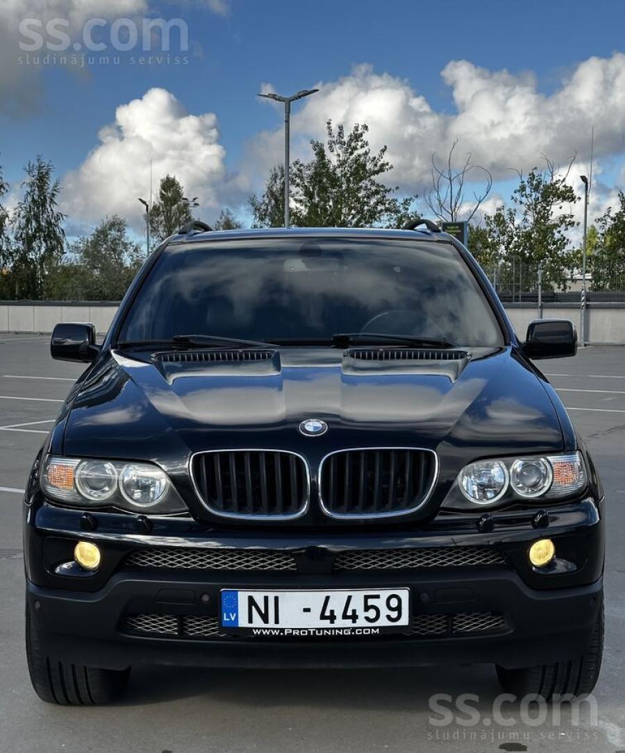 Black BMW X5 2006 in Riga, with an engine capacity of 3.00 L and mileage of 341 thousand km for 5500 €, photo 4 on AUTOMOTO.COM.LV