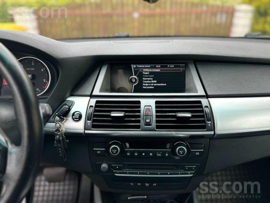 Melns BMW X5 2007 Rīga, ar dzinēja tilpumu 3.00 L un nobraukumu 376 tūkst. km par 25950 €, foto 10 vietnē AUTOMOTO.COM.LV