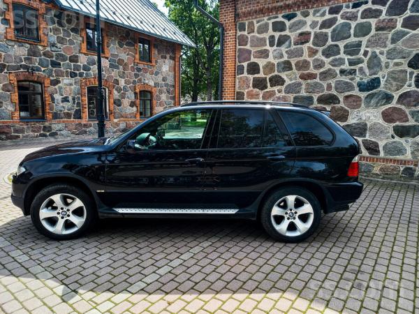 Black BMW X5 2007 in Gulbene, with an engine capacity of 3.00 L and mileage of 324 thousand km for 6590 €, photo 4 on AUTOMOTO.COM.LV