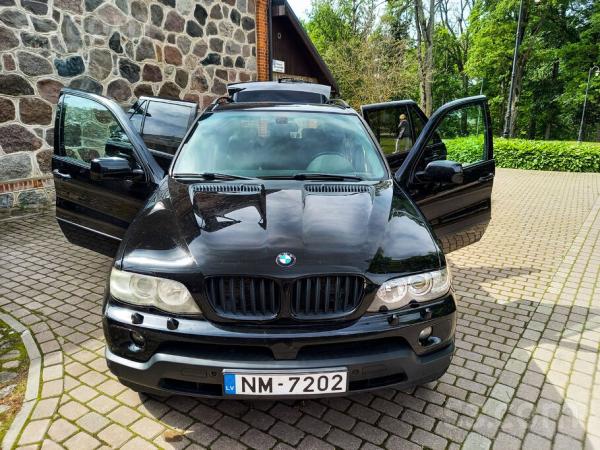 Black BMW X5 2007 in Gulbene, with an engine capacity of 3.00 L and mileage of 324 thousand km for 6590 €, photo 8 on AUTOMOTO.COM.LV