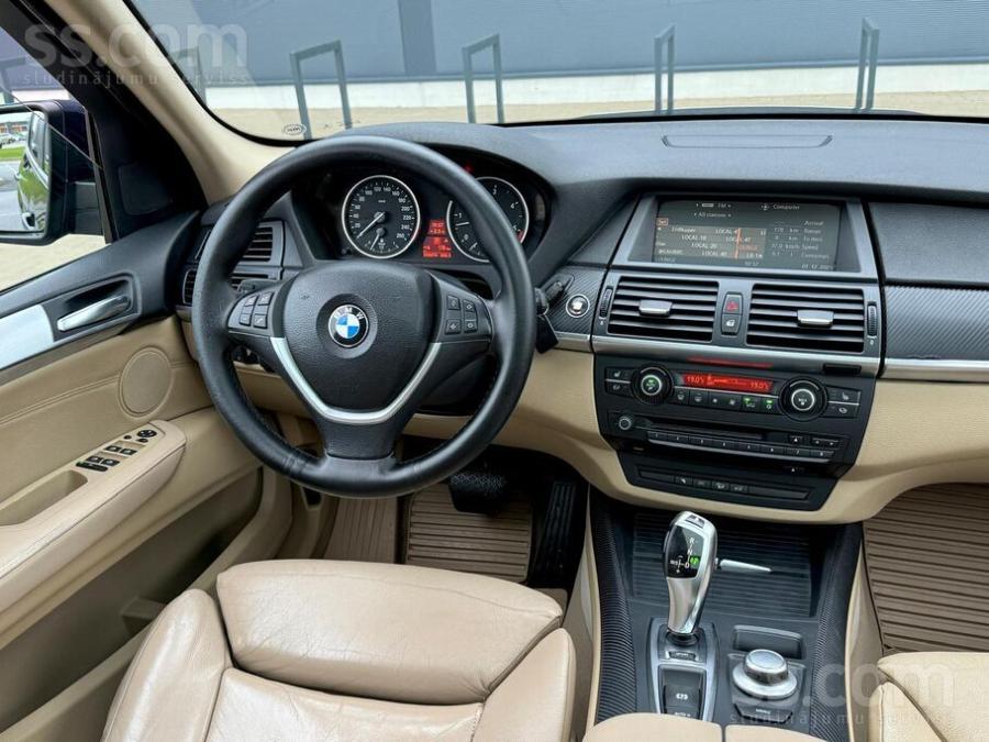 Melns BMW X5 2007 Rīga, ar dzinēja tilpumu 3.00 L un nobraukumu 0 tūkst. km par 6890 €, foto 13 vietnē AUTOMOTO.COM.LV