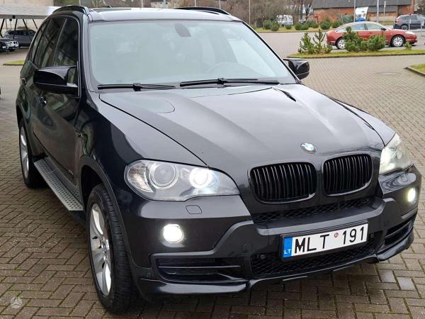Melns BMW X5 2007 Šilutė, ar dzinēja tilpumu 2.99 L un nobraukumu 500 tūkst. km par 6300 €, foto 2 vietnē AUTOMOTO.COM.LV
