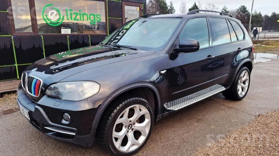 Melns BMW X5 2007 Rīga, ar dzinēja tilpumu 3.00 L un nobraukumu 269 tūkst. km par 7990 €, foto 1 vietnē AUTOMOTO.COM.LV