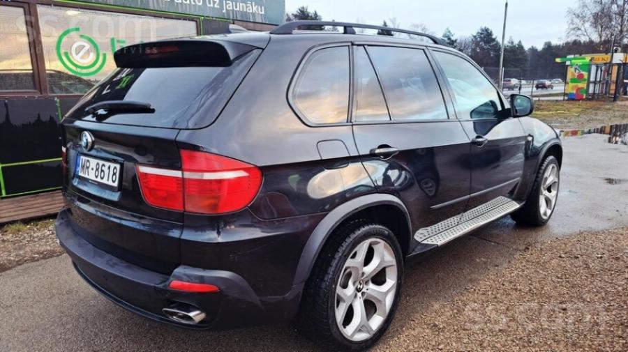 Melns BMW X5 2007 Rīga, ar dzinēja tilpumu 3.00 L un nobraukumu 269 tūkst. km par 7990 €, foto 2 vietnē AUTOMOTO.COM.LV