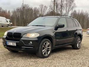 Black BMW X5 2007 in Kaunas, with an engine capacity of 2.99 L and mileage of 374 thousand km for 7200 €, photo  on AUTOMOTO.COM.LV