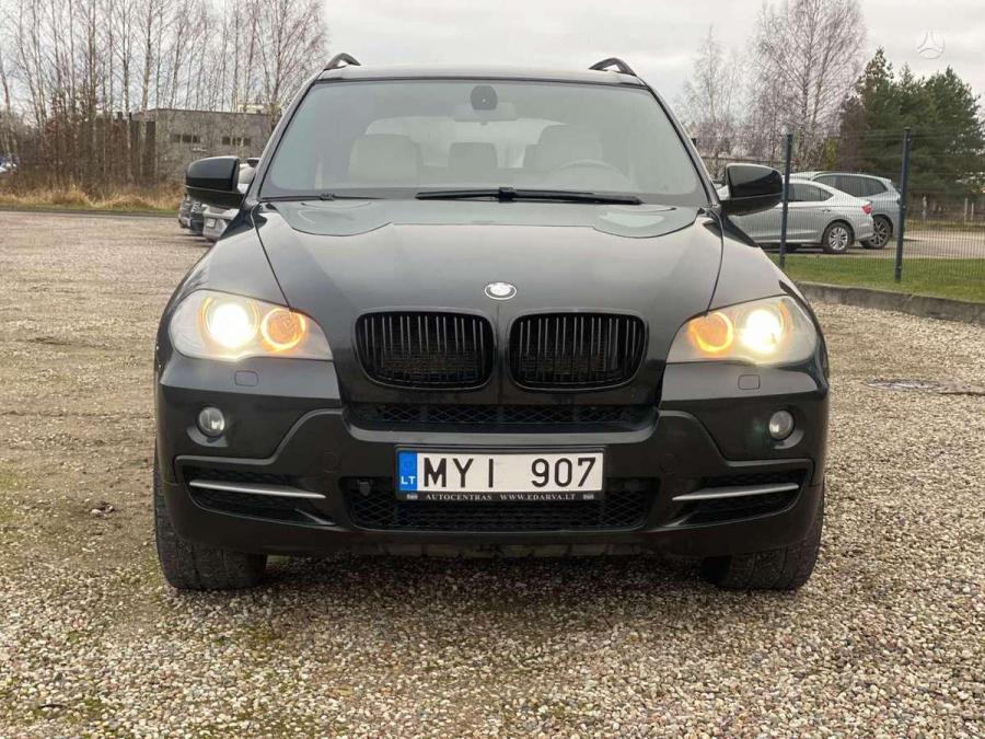Melns BMW X5 2007 Kauņa, ar dzinēja tilpumu 2.99 L un nobraukumu 374 tūkst. km par 7200 €, foto 5 vietnē AUTOMOTO.COM.LV