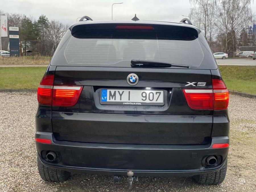 Melns BMW X5 2007 Kauņa, ar dzinēja tilpumu 2.99 L un nobraukumu 374 tūkst. km par 7200 €, foto 8 vietnē AUTOMOTO.COM.LV