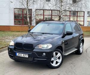 Black BMW X5 2007 in Siauliai, with an engine capacity of 3.00 L and mileage of 350 thousand km for 6990 €, photo  on AUTOMOTO.COM.LV
