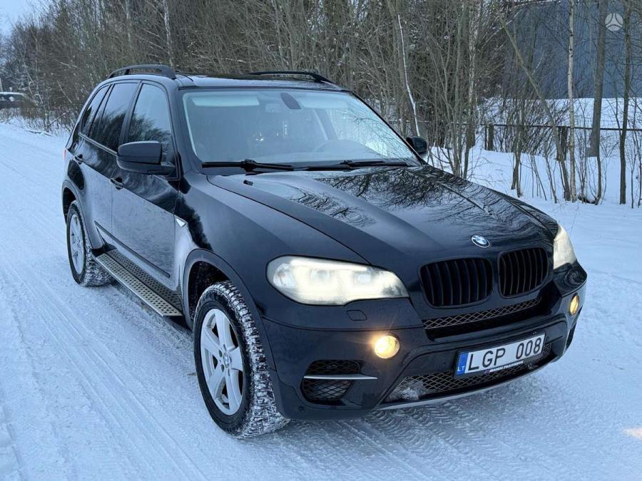 Black BMW X5 2007 in Salcininkai, with an engine capacity of 2.99 L and mileage of 400 thousand km for 6300 €, photo 3 on AUTOMOTO.COM.LV