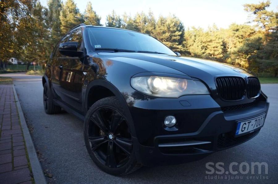 Black BMW X5 2007 in Jurmala, with an engine capacity of 3.00 L and mileage of 232 thousand km for 9595 €, photo 16 on AUTOMOTO.COM.LV