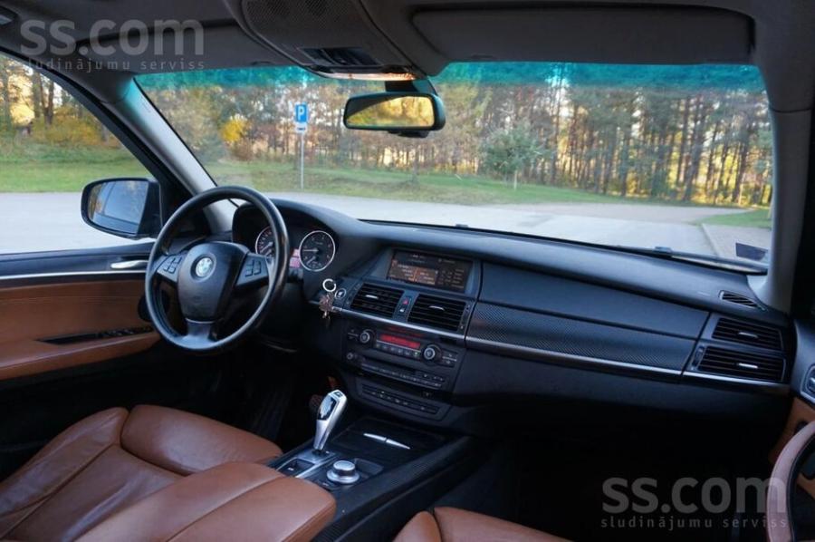 Black BMW X5 2007 in Jurmala, with an engine capacity of 3.00 L and mileage of 232 thousand km for 9595 €, photo 24 on AUTOMOTO.COM.LV
