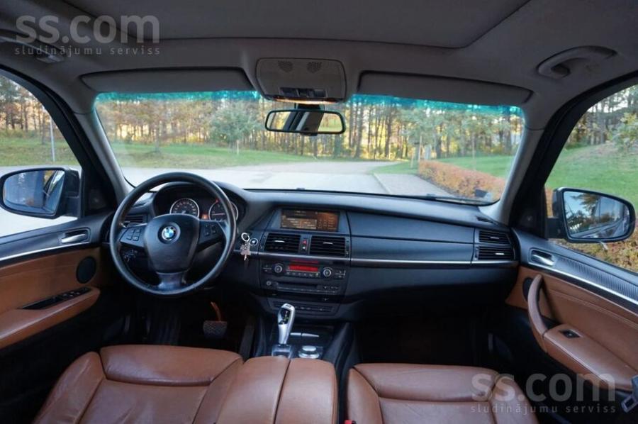Black BMW X5 2007 in Jurmala, with an engine capacity of 3.00 L and mileage of 232 thousand km for 9595 €, photo 26 on AUTOMOTO.COM.LV