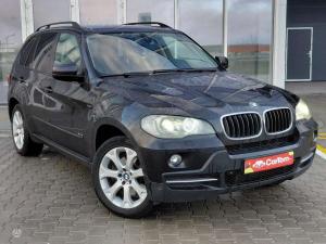 Black BMW X5 2007 in Vilnius, with an engine capacity of 2.99 L and mileage of 398 thousand km for 8000 €, photo  on AUTOMOTO.COM.LV