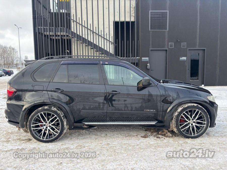 Black BMW X5 2007 in Tallinn, with an engine capacity of 3.00 L and mileage of 0 thousand km for 6890 €, photo 8 on AUTOMOTO.COM.LV