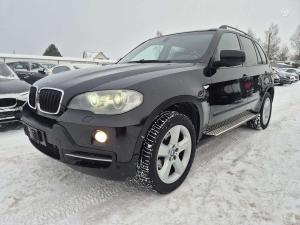 Black BMW X5 2007 in Utena, with an engine capacity of 2.99 L and mileage of 205 thousand km for 8350 €, photo  on AUTOMOTO.COM.LV
