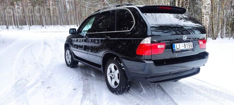 Black BMW X5 2007 in Daugavpils, with an engine capacity of 3.00 L and mileage of 277 thousand km for 6300 €, photo 3 on AUTOMOTO.COM.LV