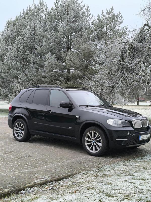 Black BMW X5 2007 in Rapla, with an engine capacity of 3.00 L and mileage of 345 thousand km for 8400 €, photo 5 on AUTOMOTO.COM.LV