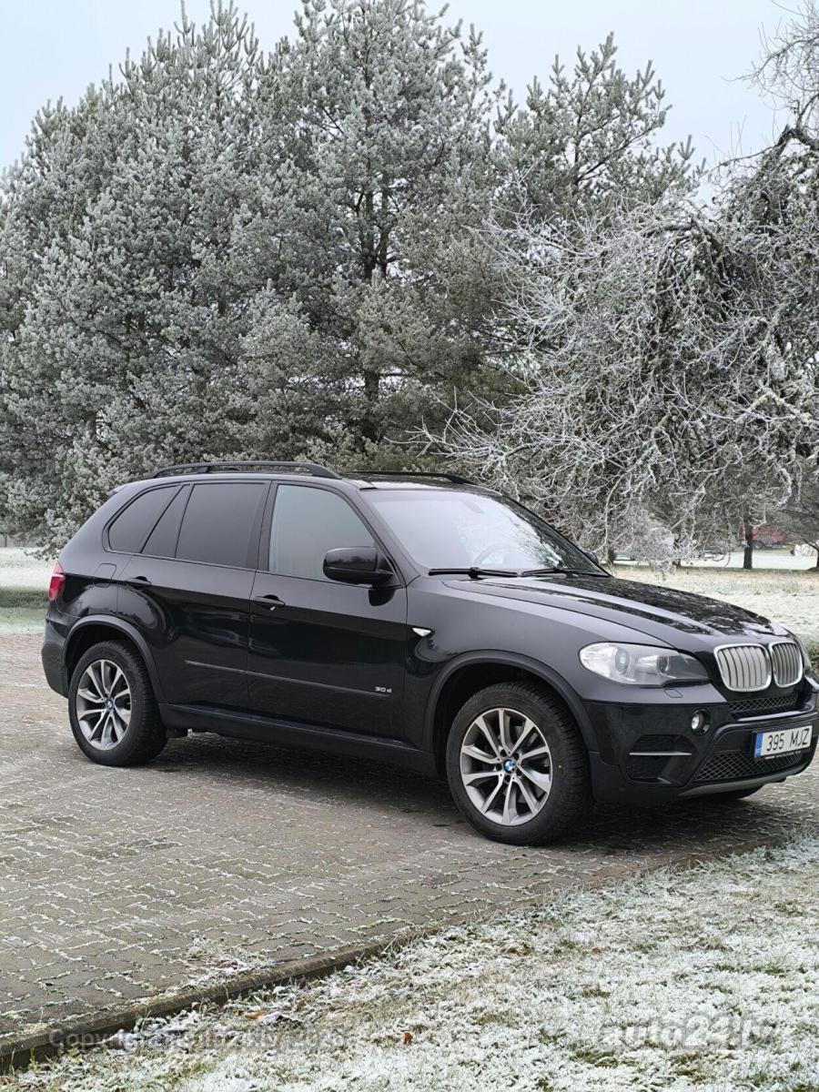 Black BMW X5 2007 in Rapla, with an engine capacity of 3.00 L and mileage of 345 thousand km for 8400 €, photo 5 on AUTOMOTO.COM.LV