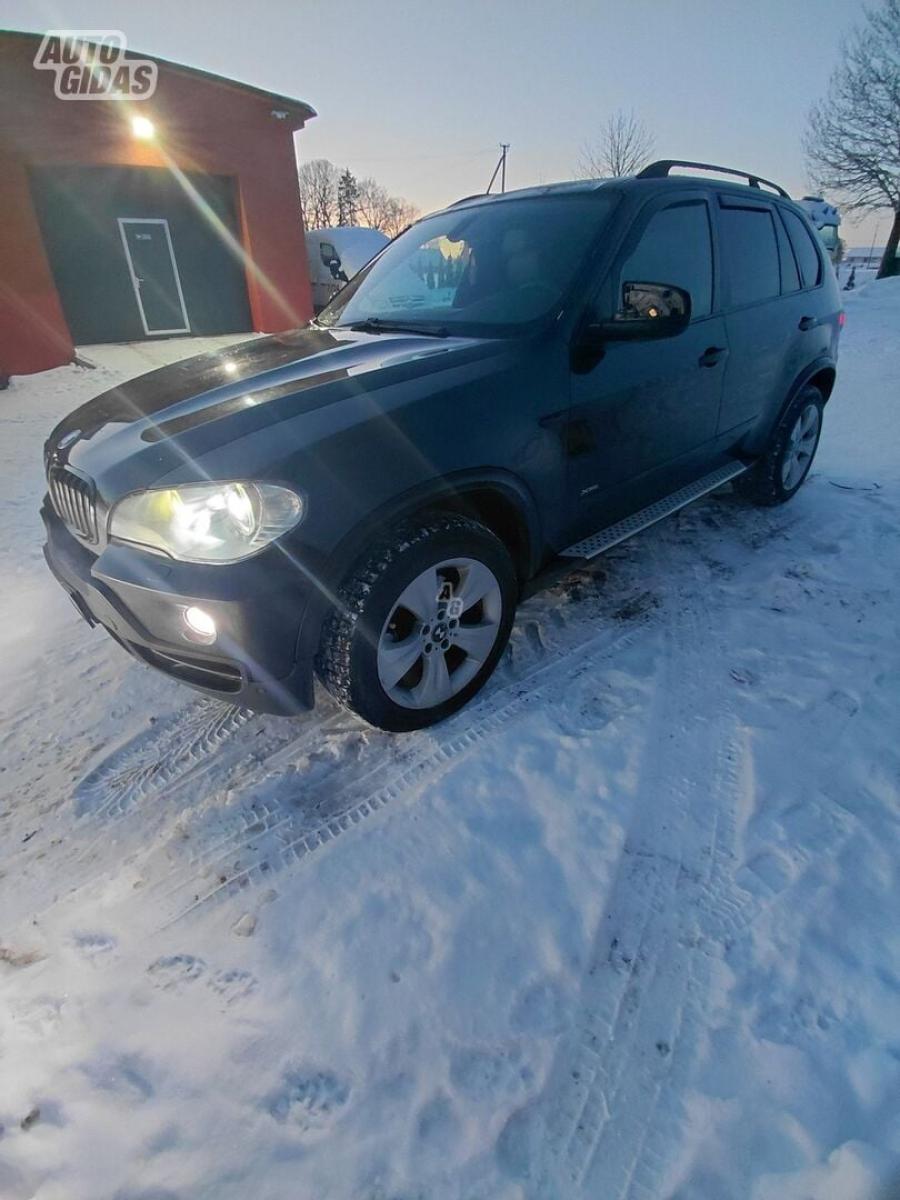 Melns BMW X5 2007 Alīta, ar dzinēja tilpumu 3.00 L un nobraukumu 300 tūkst. km par 6400 €, foto 3 vietnē AUTOMOTO.COM.LV